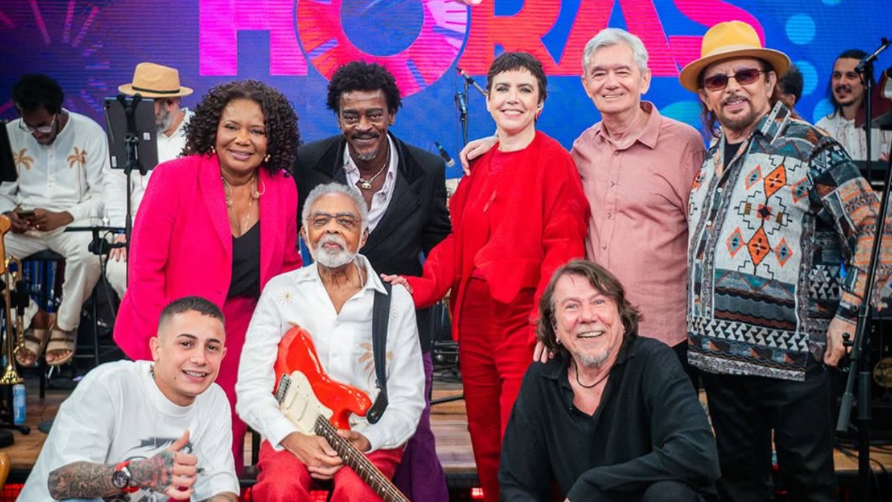 Altas Horas faz homenagem à carreira de Gilberto Gil com Margareth ...